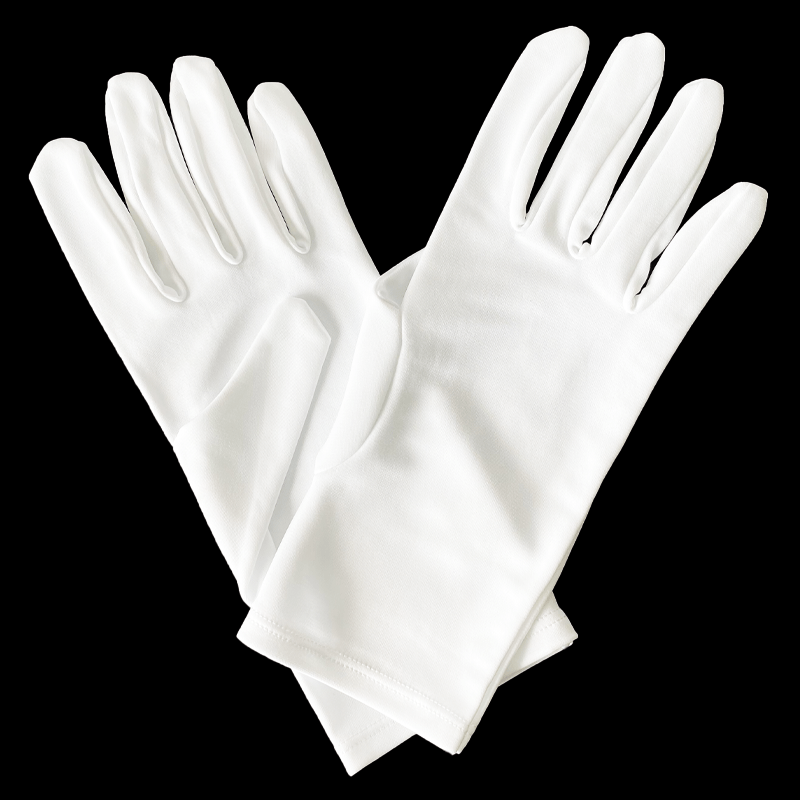 Gants de Cérémonie Nylon Blanc