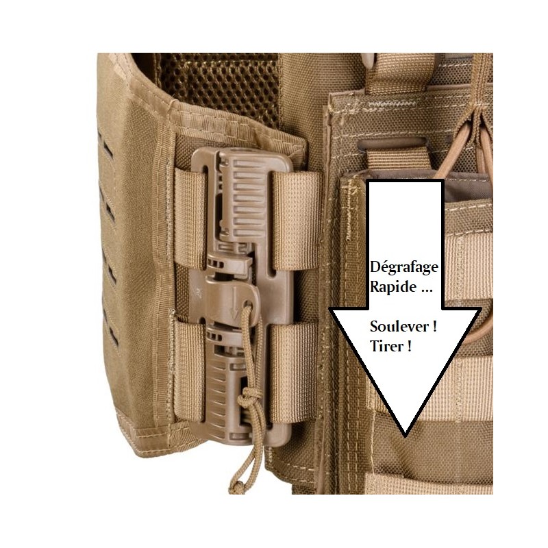 Gilet Combat "STROM" Porte Plaque Defcon 5